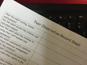 Peer To Peer Observations - Early Years Careers