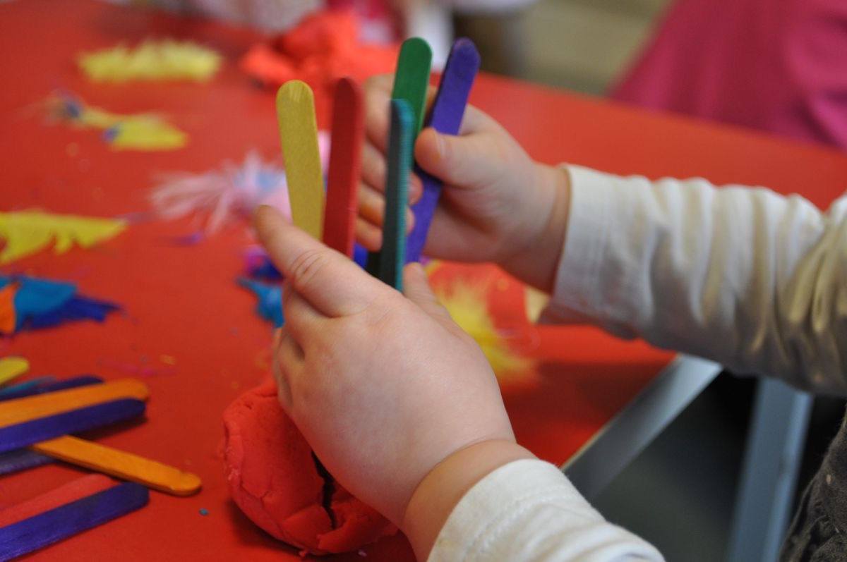 Creating Marks In Playdough - Early Years Careers