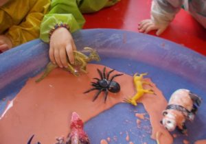 Playing With Animals In Gloop - Early Years Careers
