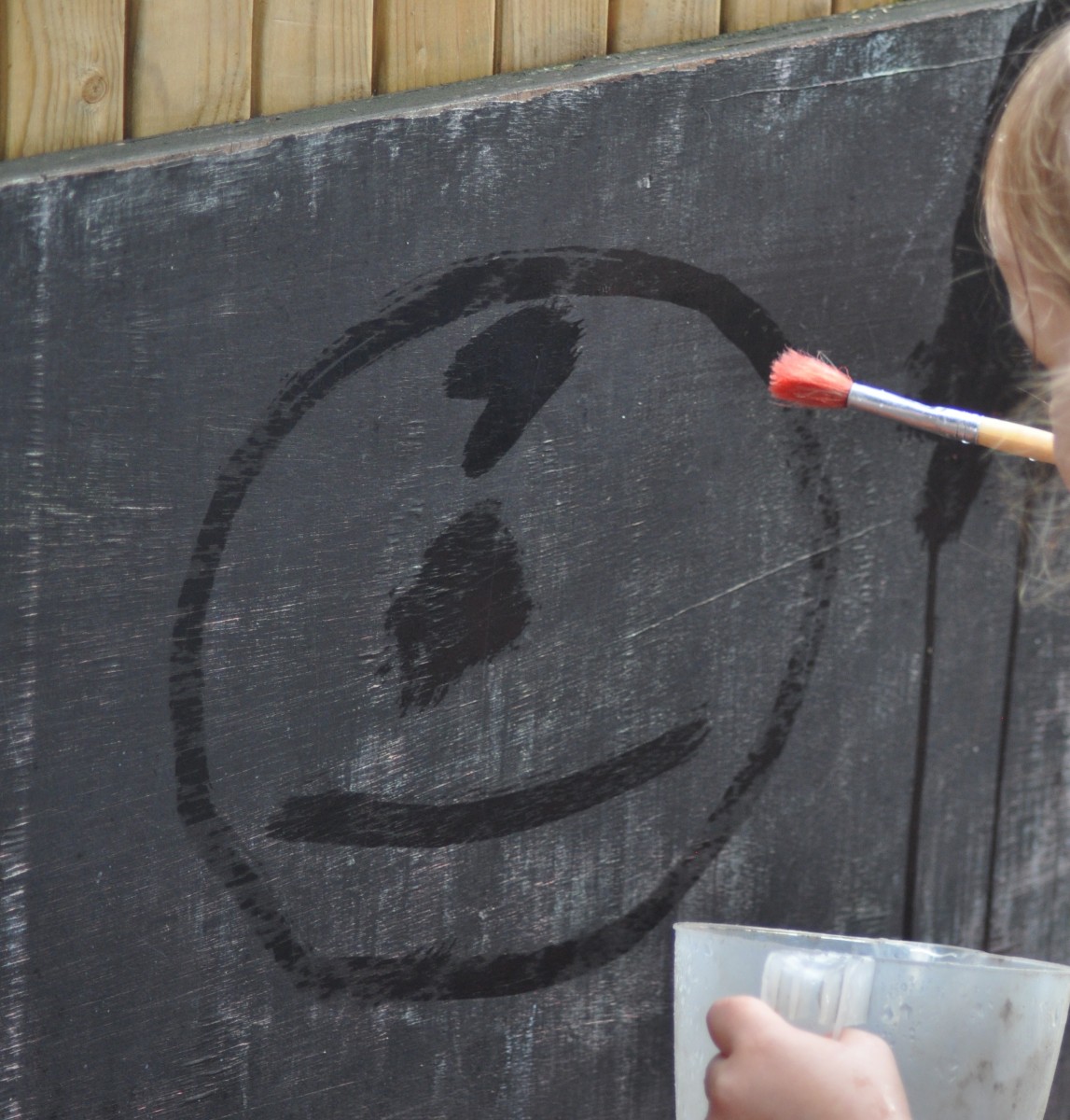 Painting with water - Early Years Careers